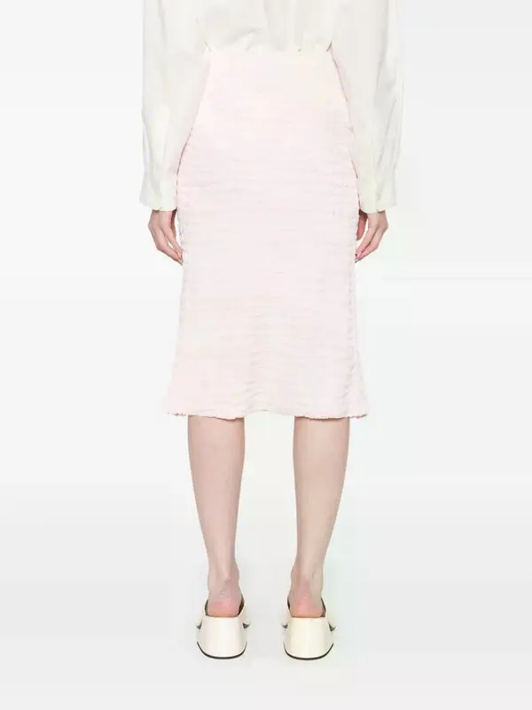 JIL SANDER Crepe Jersey Midi Skirt