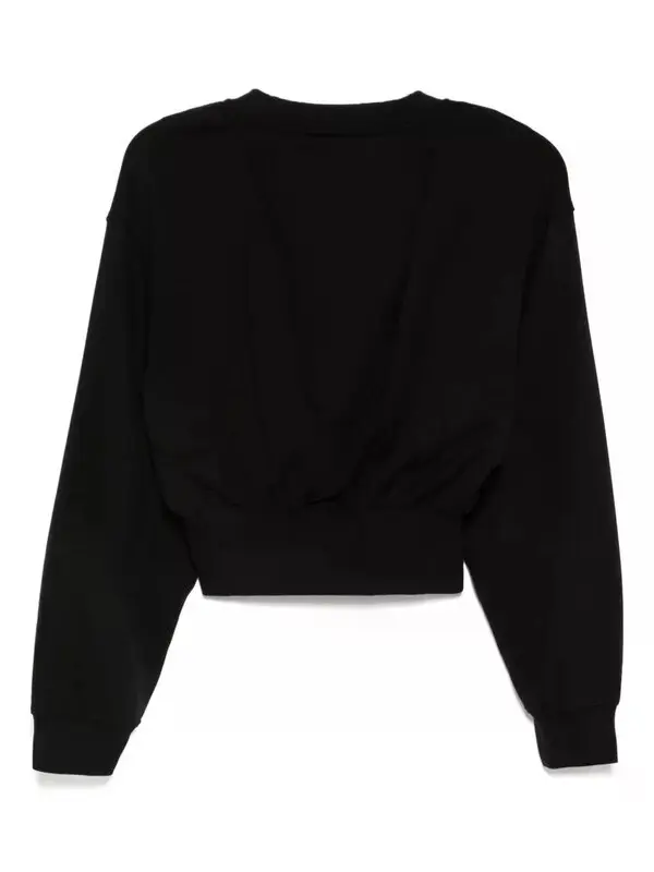 3.1 Phillip Lim Cropped Sweatshirt - Black