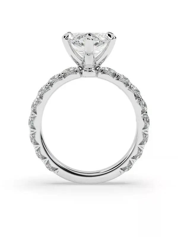 TILLA 14kt Gold Diamond Ring - Silver