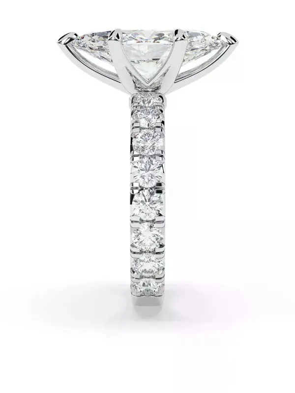 TILLA 14kt Gold Diamond Ring - Silver