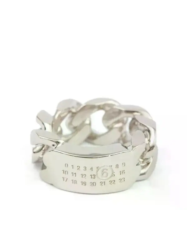 MAISON MARGIELA Chain Link Ring - Silver