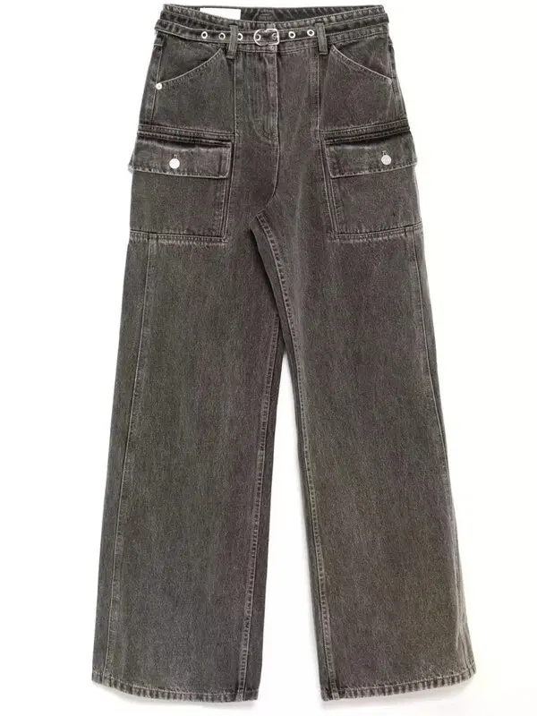 3.1 Phillip Lim Wide-leg Jeans - Washed Grey