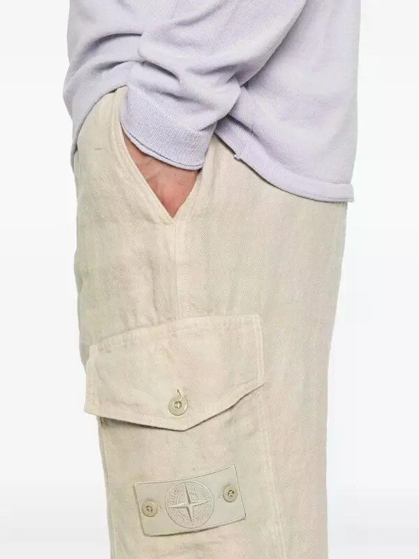 Stone Island Linen Trousers