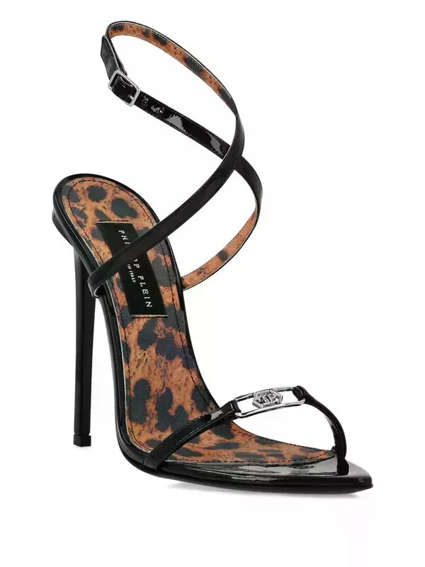 Philipp Plein Leather Sandals