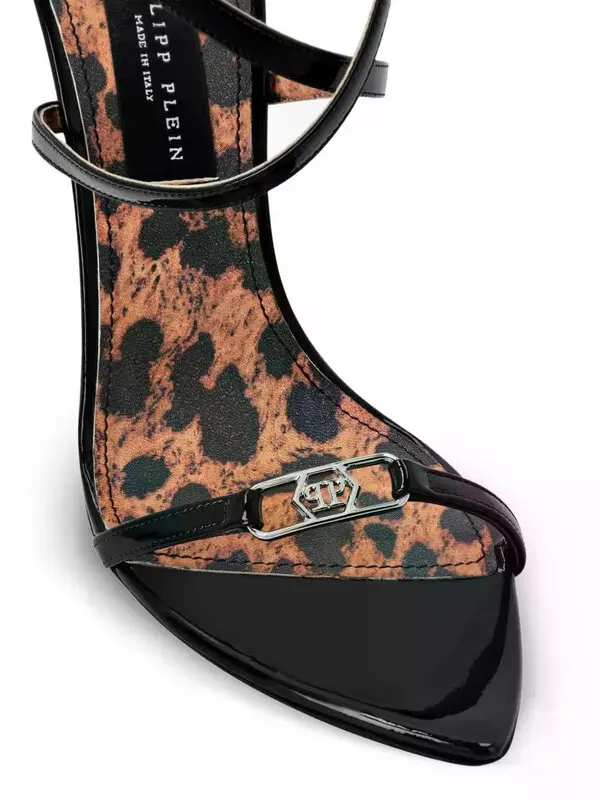 Philipp Plein Leather Sandals