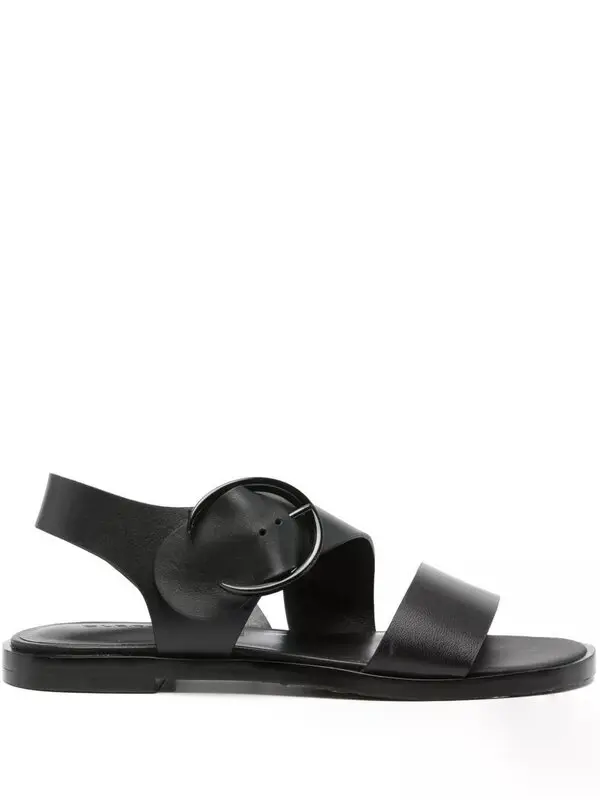 Clergerie Ilona Flat Sandals - Black