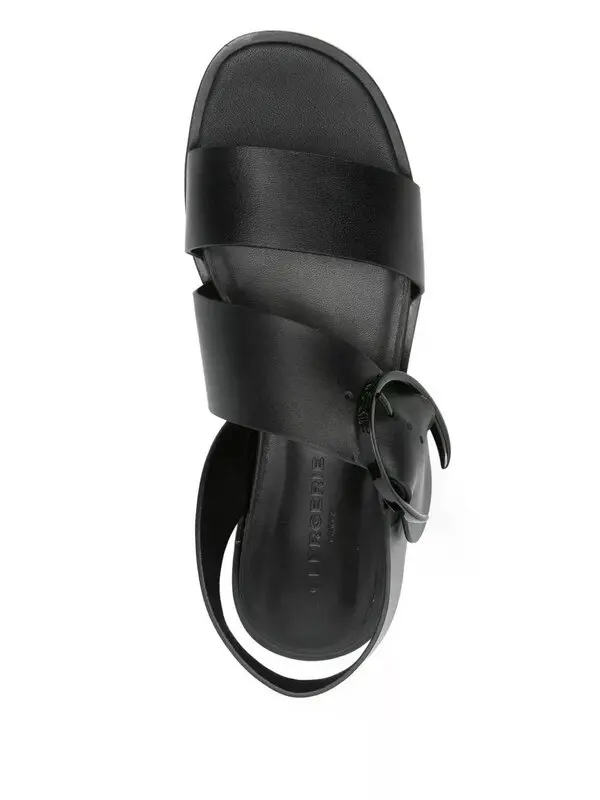 Clergerie Ilona Flat Sandals - Black