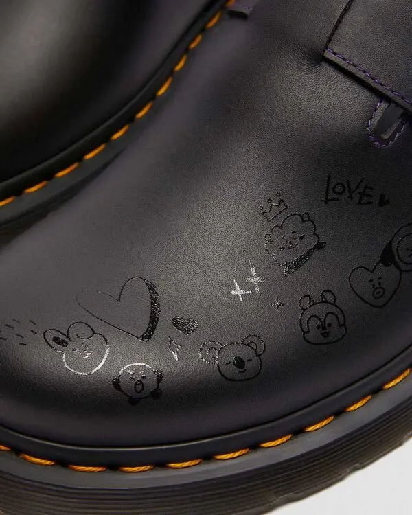 Dr. Martens Jorge Ii Bt21 Leather Slingback Mules - Black