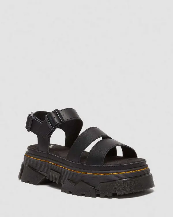 Dr. Martens Mattison Platform Sandals - Black