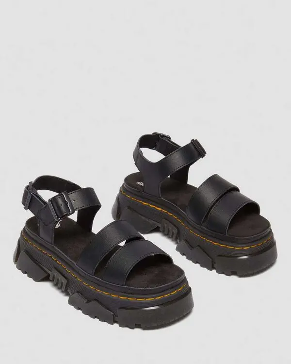 Dr. Martens Mattison Platform Sandals - Black