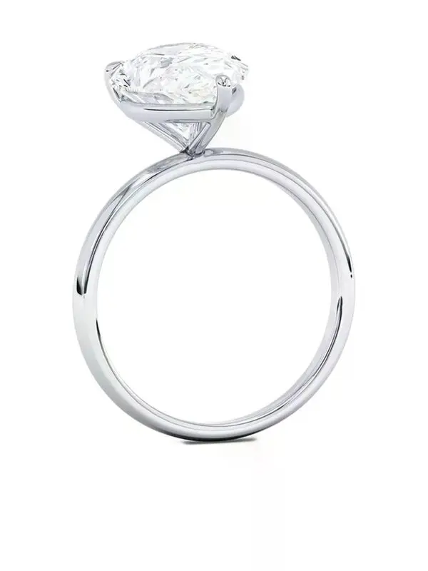 TILLA Luxsly 14kt White Gold Pear Cut Diamond Ring