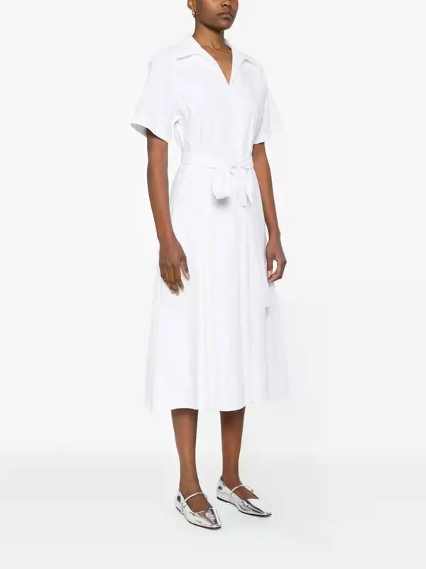 Theory Short-sleeve Midi Shirt Dress