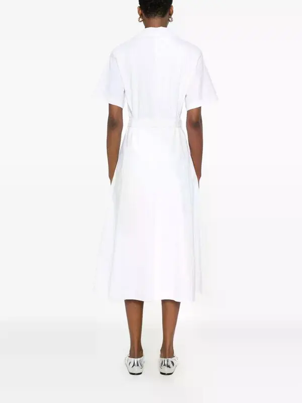 Theory Short-sleeve Midi Shirt Dress