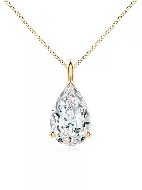TILLA Luxsly 14kt Gold 3 Carat Diamond Necklace - Yellow