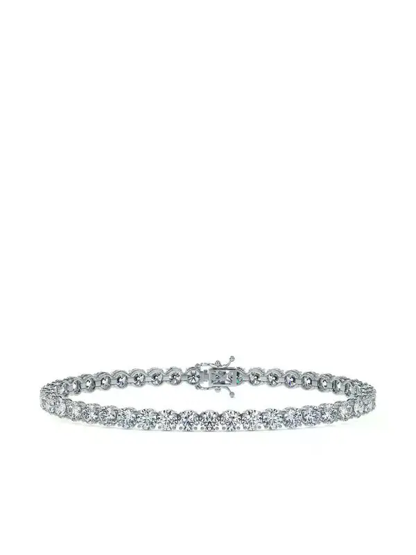 TILLA 14kt Gold 10 Carat Diamond Tennis Bracelet - White