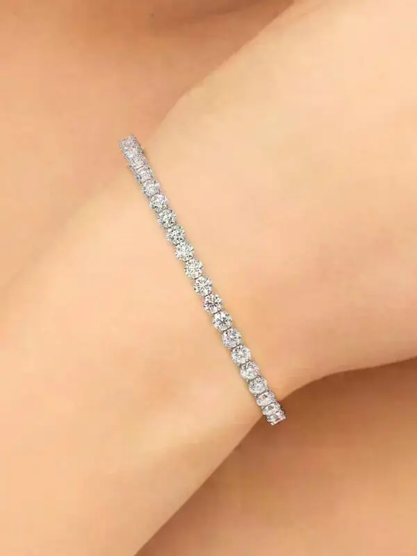 TILLA 14kt Gold 10 Carat Diamond Tennis Bracelet