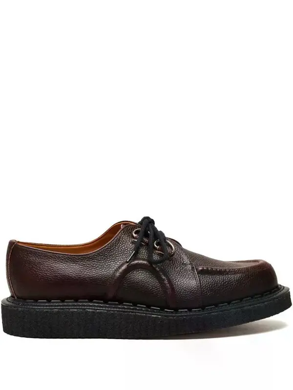 GEORGE COX Leather Boat Shoes
