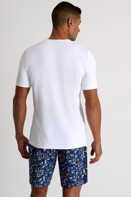 Shan Long Fit Swim Trunks - Print