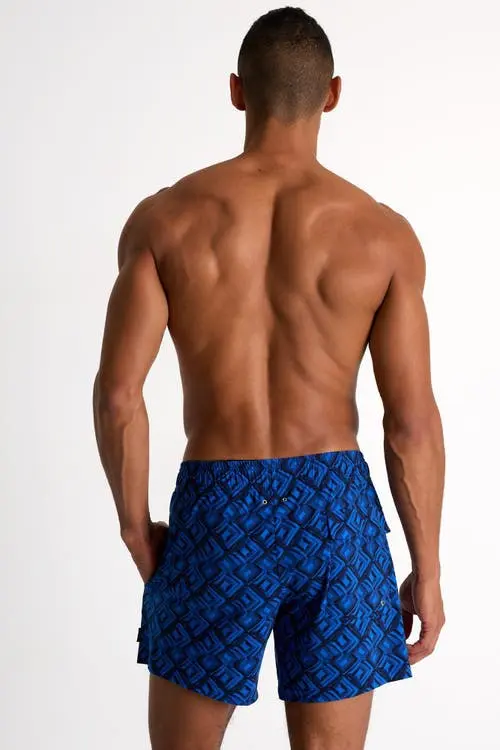 Shan Classic Fit Stretch Swim Trunks