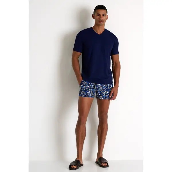 Shan Short Fit Swim Trunks - Print