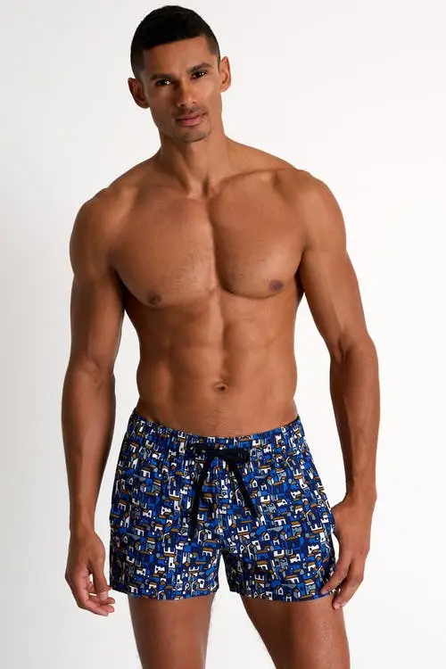 Shan Short Fit Swim Trunks