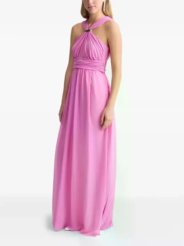 Liu Jo Draped Halterneck Maxi Dress
