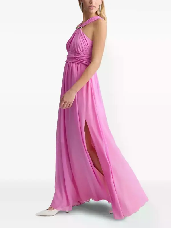 Liu Jo Draped Halterneck Maxi Dress