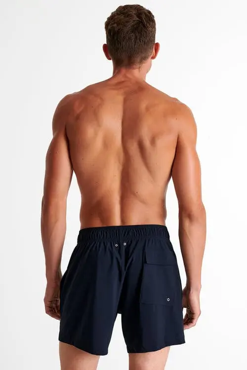 Shan Classic Fit Swim Trunks - Navy