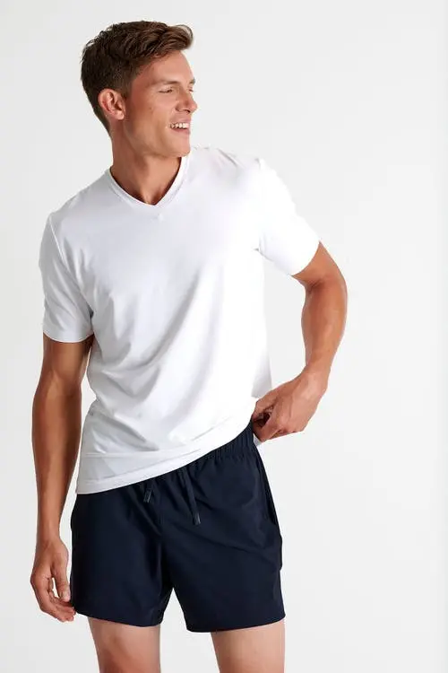 Shan Classic Fit Swim Trunks - Navy
