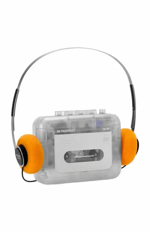 RETROSPEKT Cp-81 Portable Cassette Player - Clear