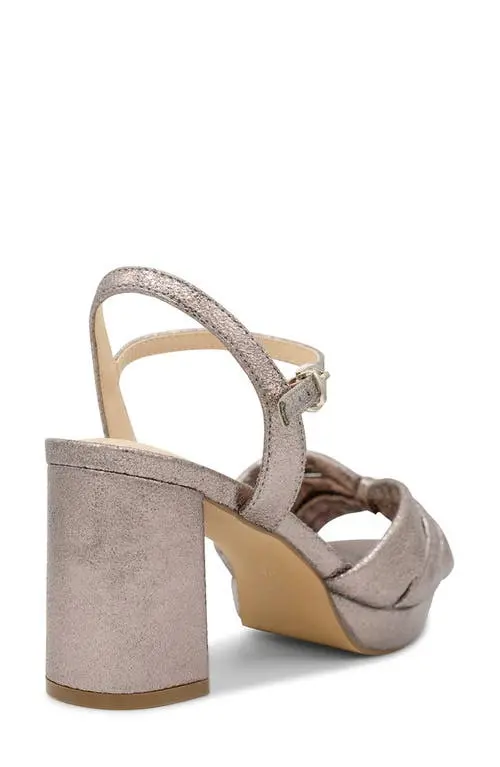 PARADOX LONDON PINK Nerita Platform Sandals - Pewter