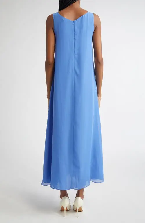 Emporio Armani Techno Georgette Maxi Dress