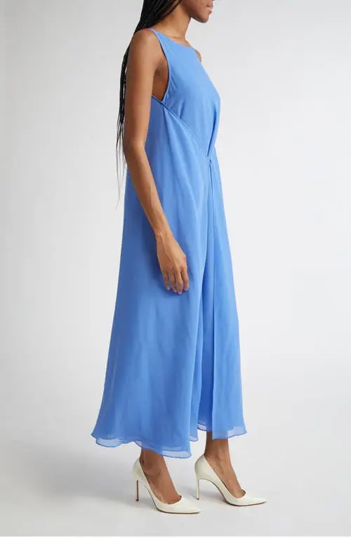 Emporio Armani Techno Georgette Maxi Dress
