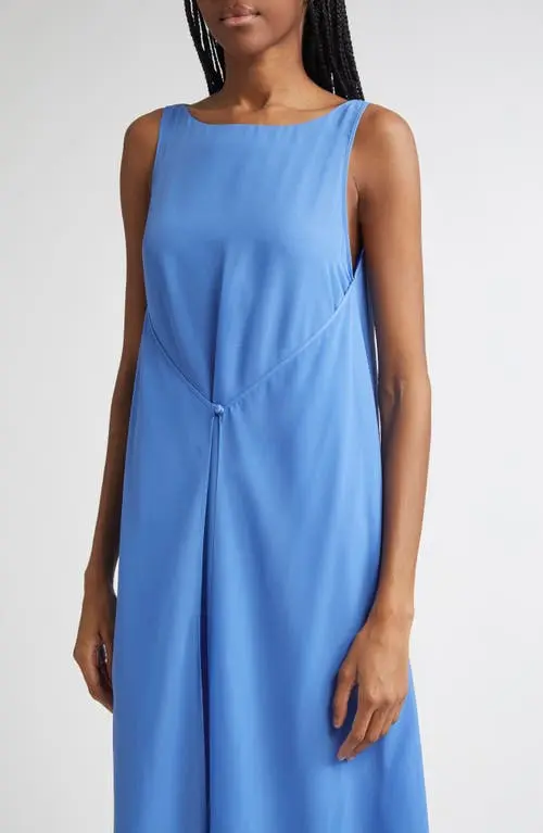 Emporio Armani Techno Georgette Maxi Dress