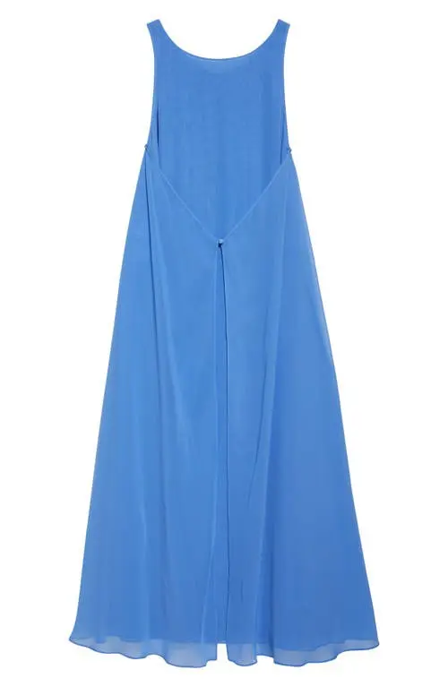 Emporio Armani Techno Georgette Maxi Dress