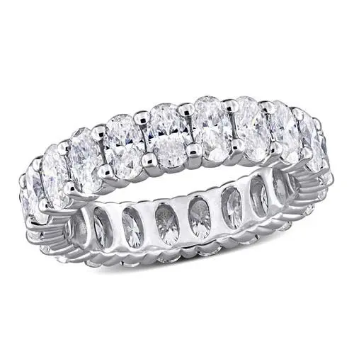 JULIANNA B. 4 1/5ct D.e.w. Moissanite Eternity Ring - Sterling Silver