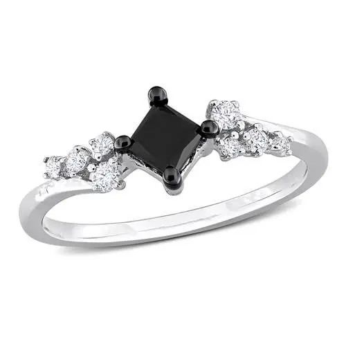 JULIANNA B. Diamond Cluster Ring - 14k White Gold