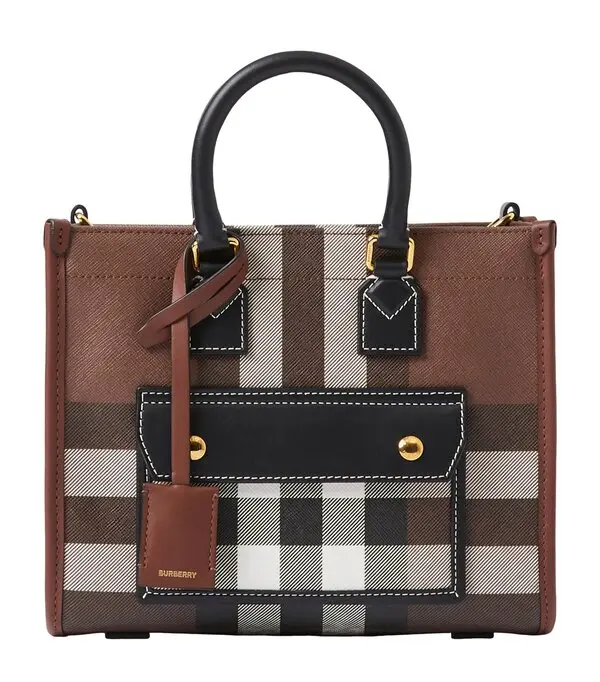 Burberry Mini Tote Bag - Brown