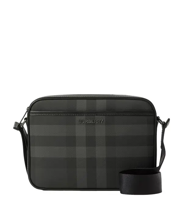 Burberry Muswell Check Messenger Bag - Grey