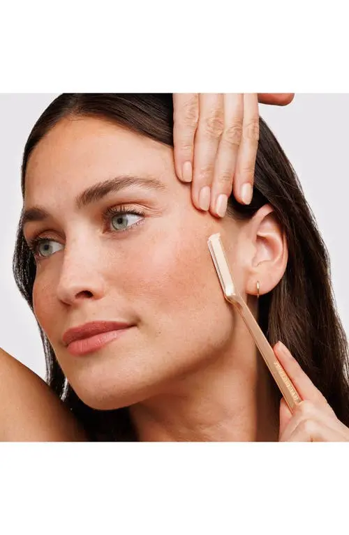 TWEEZERMAN Rose Gold Facial Razor - No Color