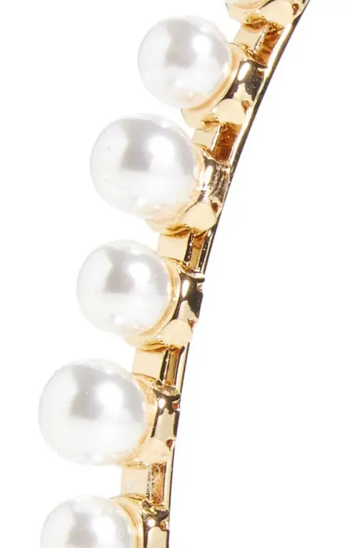 Ettika Faux Pearl Headband