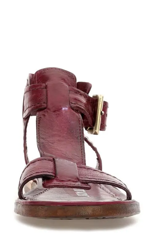 A.S.98 Gifford Ankle Strap Sandal - Ruby