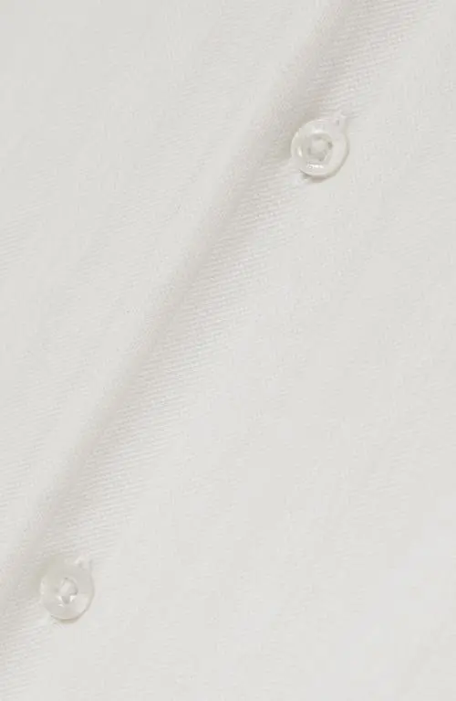REISS Sampson Short Sleeve Woven Shirt - White
