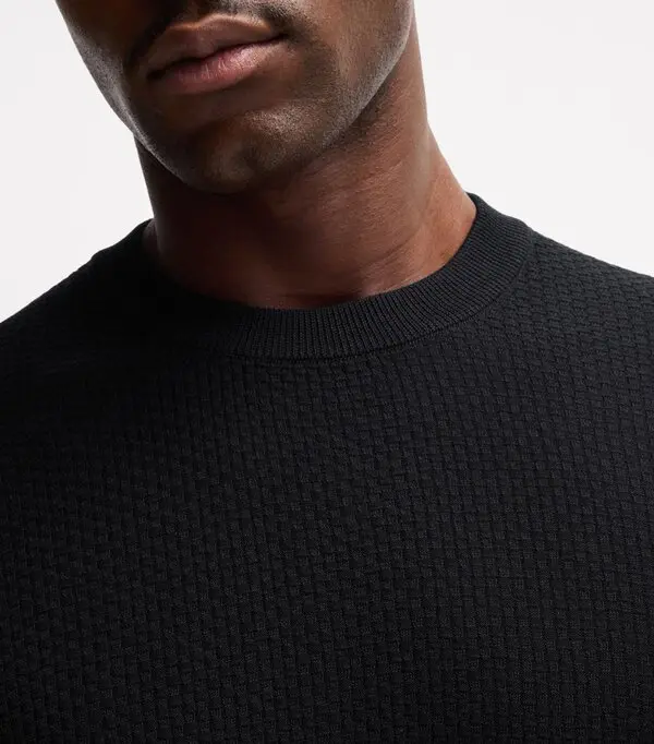 BOSS Silk Knitted T-shirt