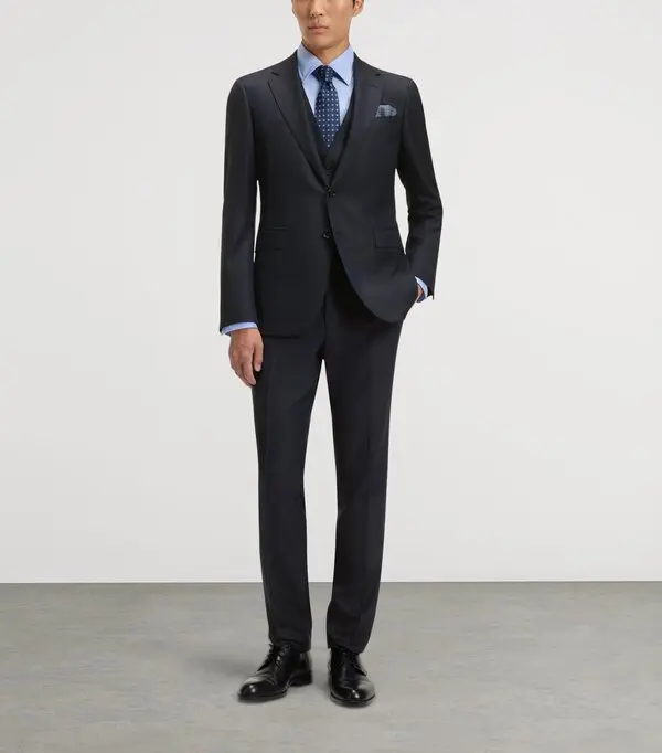 BOSS Virgin Wool-silk 2-piece Suit