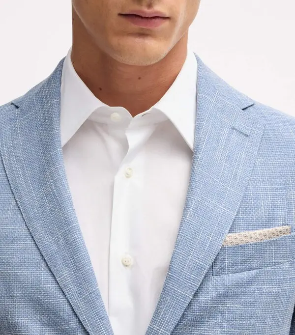 BOSS Check Slim Blazer