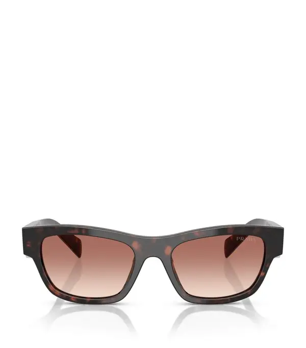 Prada Acetate Prb09s Sunglasses - Brown