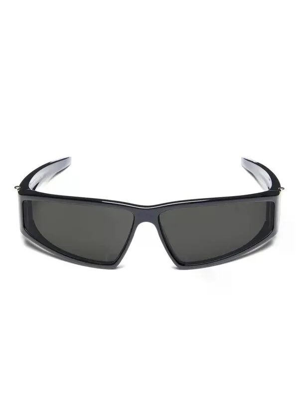 Alexander McQueen Wrap Sunglasses - Black