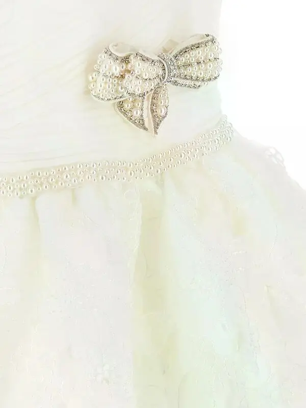 SELF-PORTRAIT Bow-detail Mini Dress