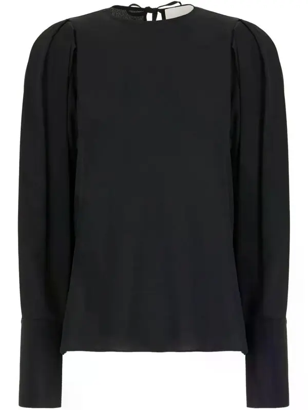 Erika Cavallini Silk Blouse - Black